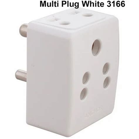 16a Plug Pilot Multi Plug White 3166 At ₹ 152 Piece Multi Plug In Mumbai Id 2851207878873