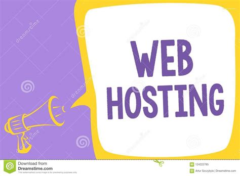 Word Writing Text Web Hosting Business Concept For The Activity Of Providing Storage Space And
