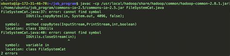Hadoop Ioutils Issue For Cat Of Data From Hdfs In Java Program
