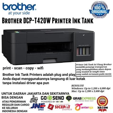 Jual Printer Brother Dcp T W Print Scan Copy Wireless Jakarta Barat Xrcom Tokopedia