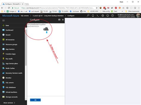 Cannot Set Azure Sql Database Long Term Backup Retention Stack Overflow