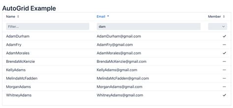1 Line Sortable And Filterable Data Grid For Spring Data Hilla Vaadin