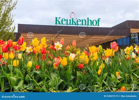 Entrance To The Keukenhof Tulip Garden In Lisse Netherlands Keukenhof