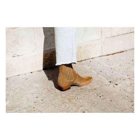 Chelsea Boots Ainwick Cuir Suede Camel Sessun Chaussure Adulte