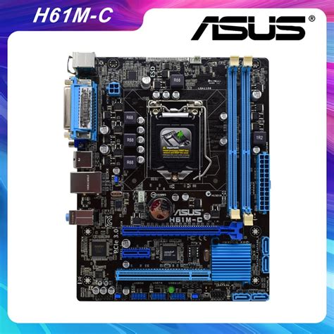 Jual PREORDER ASUS H61M-C Motherboard 1155 Motherboard DDR3 Support ...