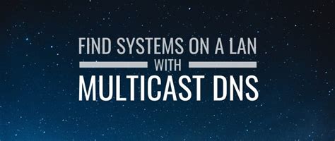 Find Your Systems Easily On A Lan With Mdns Fedora Magazine