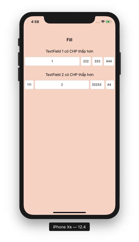 Uistackview Distribution Types