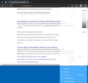 Edge Transparent Application Menu DEVelopers HUT