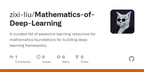 Github Zixi Liu Mathematics Of Deep Learning A Curated List Of Awesome Learning Resources For