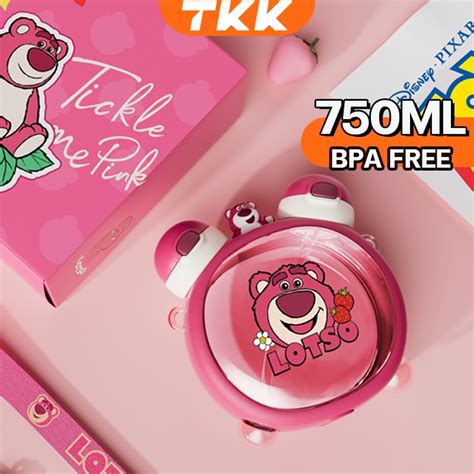 Cmsh X Disney 750ml Mickey Mouse Cartoon Character Water Bottle For