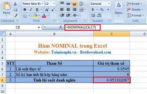 How To Find Nominal Interest Rate In Excel Design Talk