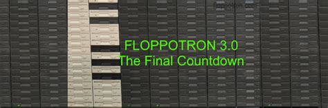 The Final Countdown On The FLOPPOTRON 3 0 Floppy Music Adafruit Industries Makers Hackers
