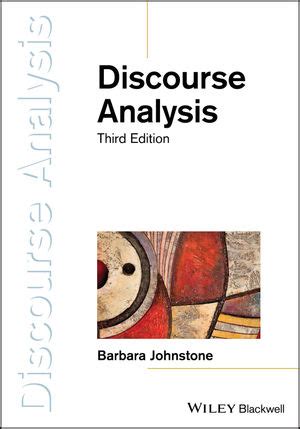 Discourse Analysis Rd Edition Wiley