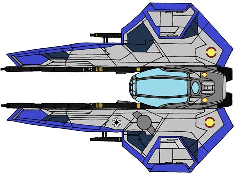 Eta 2 Actis Class Light Interceptor Blue Star Wars Ships Design Star Wars Ships Star Wars Rpg