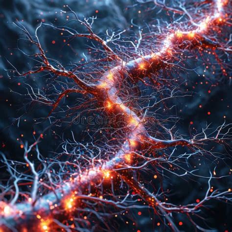 Neural Network The Center Of Thought Stock Illustration Illustration