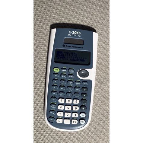 Texas Intruments Model Ti 30xs Four Line Screen Math And Science