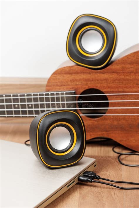 Mini Usb Speakers Stock Image Image Of Peripheral Electronics 174259139