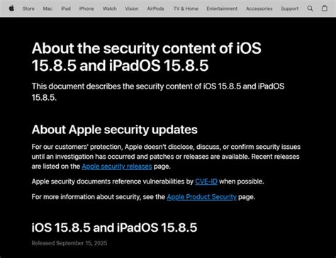 Apple Releases IOS IPadOS As Security Updates For Older Devices Such As The