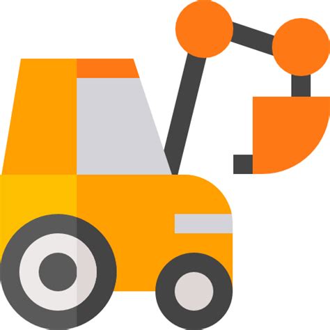 Loader Basic Straight Flat Icon