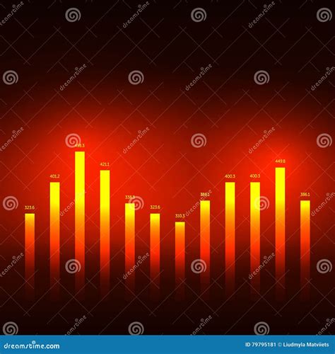 Progress Bar Futuristic Design Infographic Elements User Inter Stock