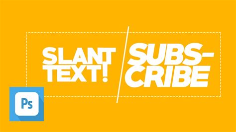 How To Make Slanted Text In Photoshop Design Talk