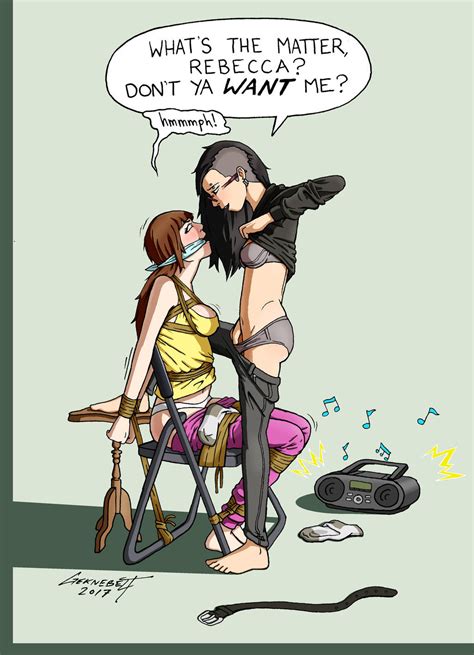 Rule 34 2girls Anna Geknebelt Arms Behind Back Barefoot Bondage