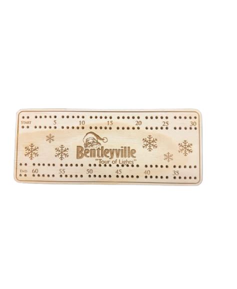 Rectangle Cribbage Board Bentleyville Tour Of Lights