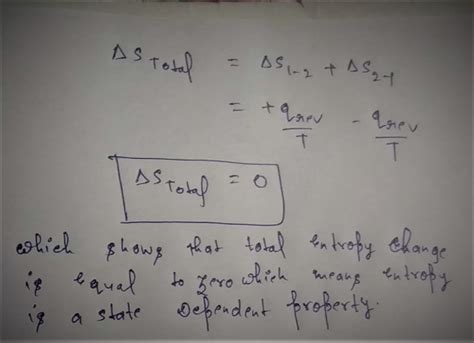 A Define Entropy As A Thermodynamic State Variable B Determine The
