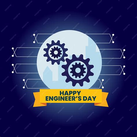 Premium Vector Happy Engineers Day Engineers Day Vector Illustration
