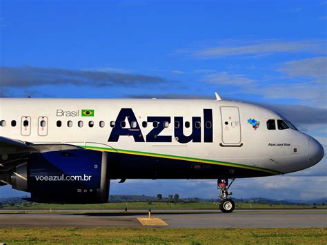 Airbus A320 Azul Jet 456 Brazilian Airlines Azul Royalty Free Images