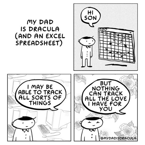 My Dad Is Dracula And An Excel Spreadsheet Rmydadisdracula