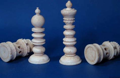 Antique Whitty English Chess Set