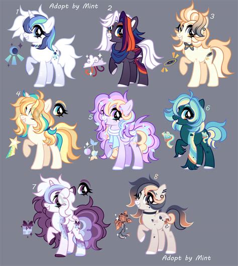 Fixed Adopts In Canon Style Mlp Adopt Closed By Galleryadoptsshop On