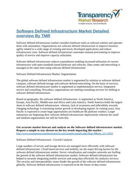 Software Defined Infrastructure Market