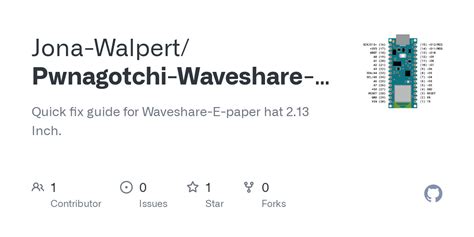 GitHub Jona Walpert Pwnagotchi Waveshare V3 Fix Quick Fix Guide For Waveshare E Paper Hat 2