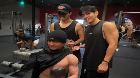 Bts Fitness Flex V Jungkook And Rm Show Off Ripped Abs And Killer Workout Routines In A Gym