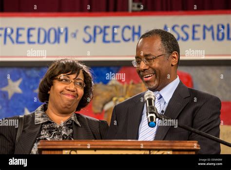 Dr Ben Carson Introduces His Wife Candy Carson Before Speaking To