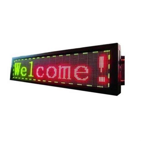 LED Scrolling Display Board Shape Rectangle At Best Price In Bengaluru ID