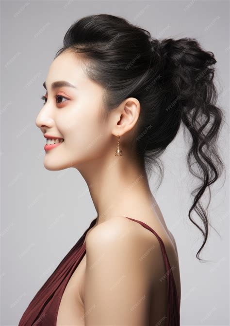 Premium Photo Young And Beautiful Asian Japanese Korean Chinese Model