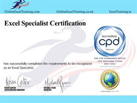 Microsoft Excel Certification Online Excel Courses Uk