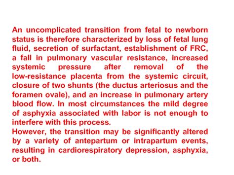 Transitional States In Newborns