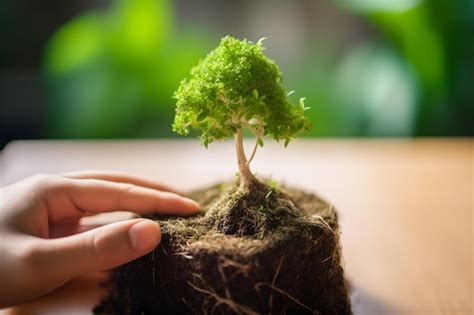 Premium Photo Greening For A Sustainable Future Reducing Co2