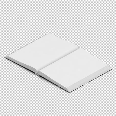 Premium Psd Isometric Open Book