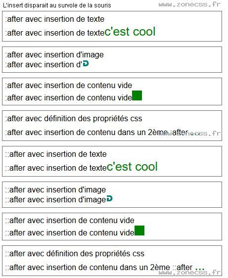 Zonecssfr Exemple De Code Css After Texte Exemple Glossaire