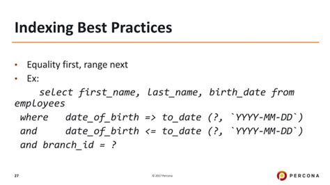 Mysql Query Optimization Best Practices And Indexing Ppt