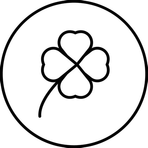 Clover Vector Icon 37366850 Vector Art At Vecteezy