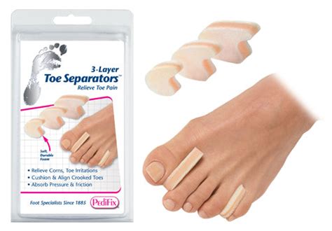 3 Layer Toe Separators Small Pk 6 Great Smile Company