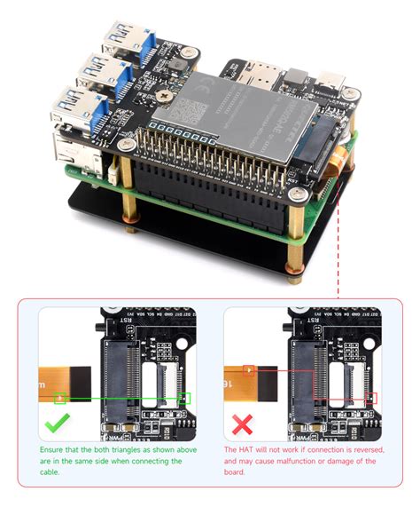 PCIe To M G G And USB HAT For Raspberry Pi Compatible With SIMCom Quectel G G