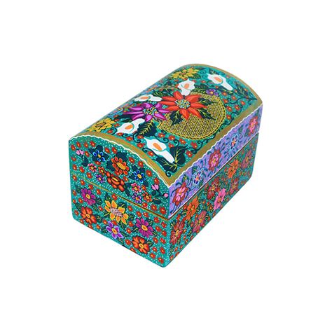 Rocio Jimenez Poinsettia Box Woodcarving Sandia Folk