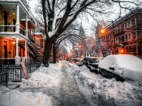 Winter Wonderland Hdr Montreal Montreal Canada Canada Travel Montreal